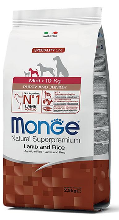 Monge Natural Superpremium Mini Puppy & Junior Agnello e Riso
